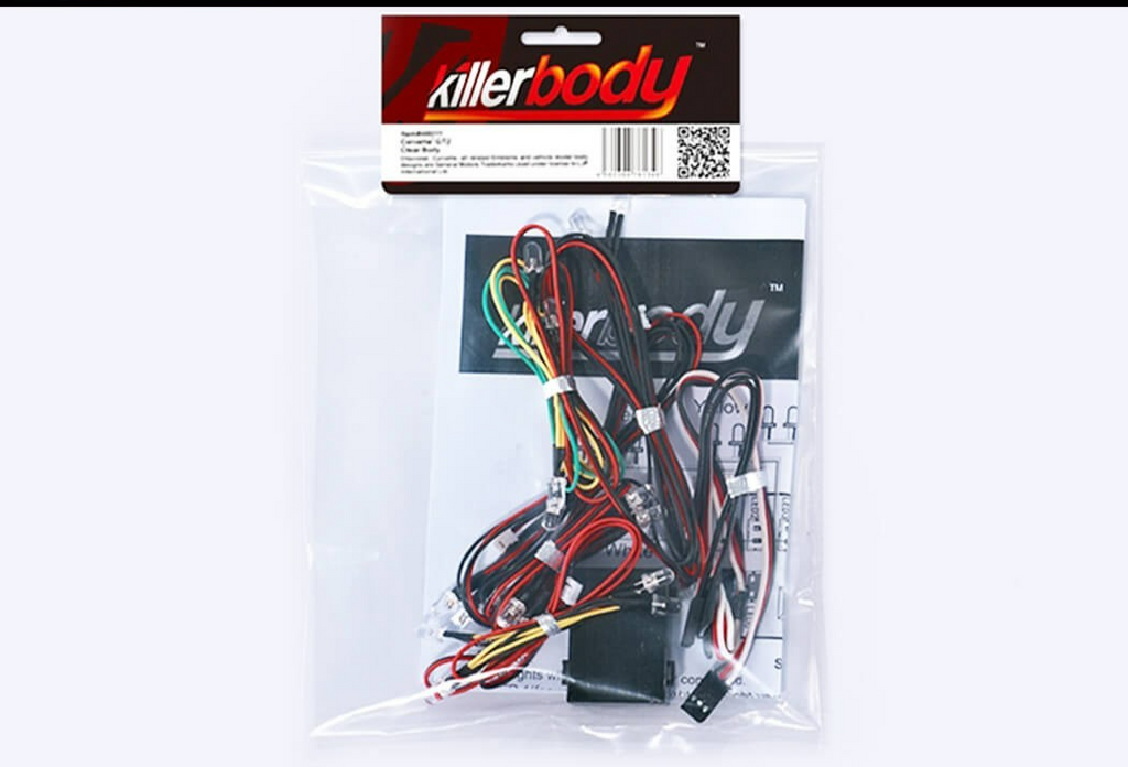 Killerbody RC LED Light System 18 LED - 1/10 RC Body KB48103 – Drift ...